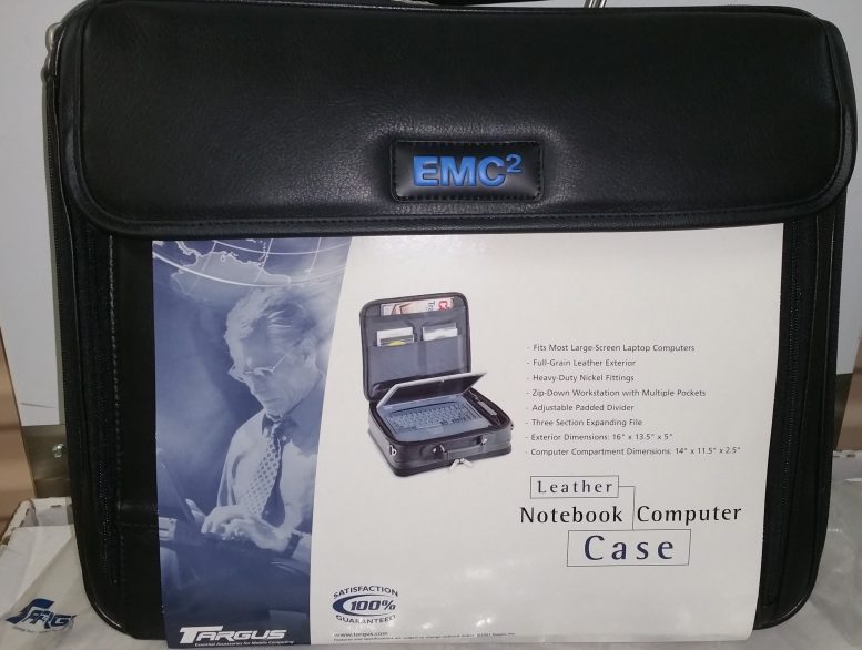 Custom EMC2 Leather Notebook Computer Case- Free US shipping | AIM ...